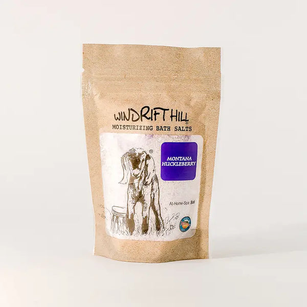 Montana Huckleberry Moisturizing Bath Salt Packet | The Montana Scene